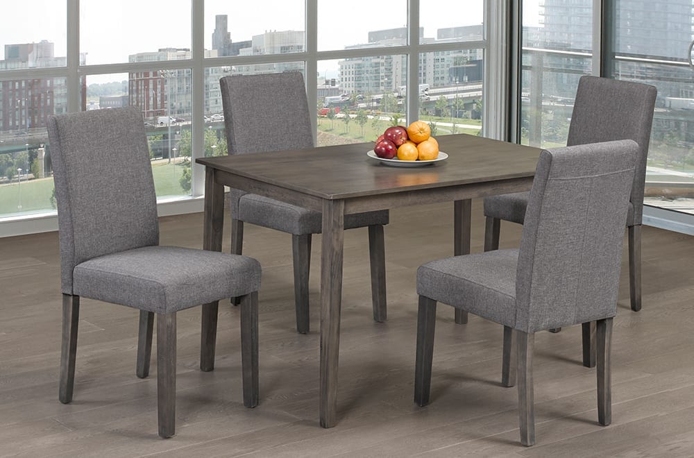 5-Piece Grey Wood Dining Set T3116/249 | Dining Sale