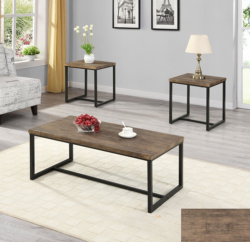 17 Stories 3 Piece Coffee Table Set